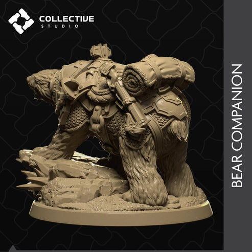 Companion Bear Miniatur | Bär Begleiter | Pathfinder | DnD | Collectiv ...